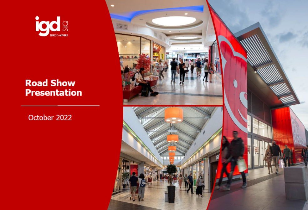 Roadshow presentation October 2022 – IGD SiiQ