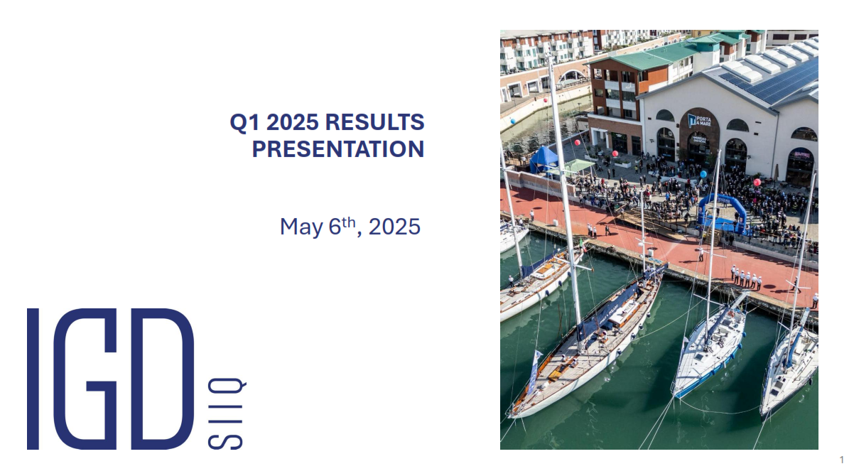 1Q 2025 results presentation - IGD SiiQ